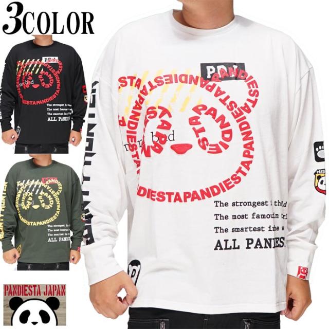 パンディエスタ PANDIESTA ロング Tシャツ パンダ ビッグサイズ 和柄 592100 送料無料