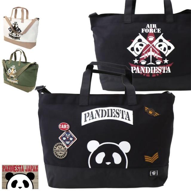 PANDIESTA パンディエスタ ショルダーバッグ BAG 鞄 パンダ メンズ エアフォースパンダ ミリタリー ２WAY 和柄 595966 送料無料