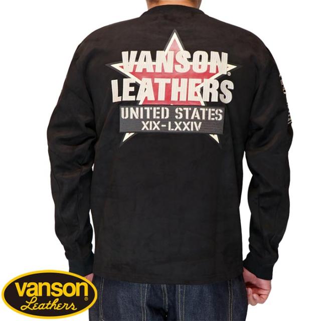 VANSON バンソン トレーナー メンズ ワンスター 刺繍 ロゴ 起毛プレーティング NVLT-2515 送料無料