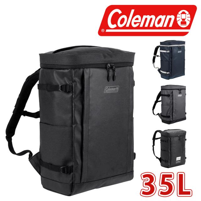 コールマン バッグ リュックサック デイパック バックパック 35L スクエア シールド Coleman シールド35 メンズ レディース プレゼント ギフト カバン ラッピング無料 通勤 通学 自転車 黒 ブラック A3 A4 B4 送料無料