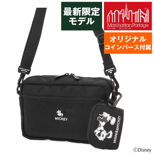 マンハッタンポーテージ バッグ Disney ミッキー Mickey Mouse ショルダーバッグ Manhattan Portage ジョガーバッグ24 A5 B6 MP1404LMIC24 メンズ レディース キッズ P10倍 送料無料 誕生日プレゼント ギフト ラッピング無料 【正規代理店】