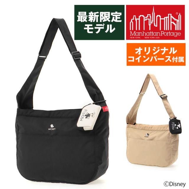マンハッタンポーテージ バッグ Disney ミッキー Mickey Mouse ショルダーバッグ Manhattan Portage アレンストリートショルダーバッグ24 B4 A4 B5 MP1497TASMIC24 メンズ レディース キッズ P10倍 送料無料 誕生日プレゼント ギフト ラッピング無料 【正規代理店】