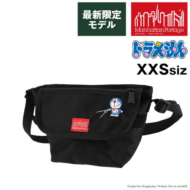 マンハッタンポーテージ ショルダーバッグ メッセンジャーバッグ バッグ Manhattan Portage MP1602FZPDORA24 ブラック キッズ レディース