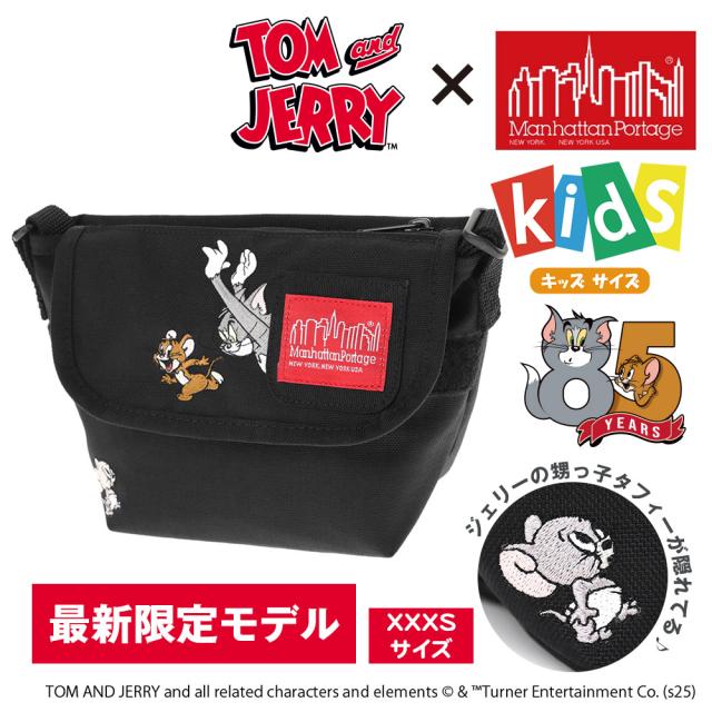 マンハッタンポーテージ バッグ トムとジェリー メッセンジャーバッグ ショルダー Manhattan Portage メッセンジャーバッグ XXXS フラップジッパーポケット B6 MP1602FZPTJ85TH メンズ レディース キッズ 送料無料 誕生日プレゼント ギフト ラッピング無料 【正規代理店】