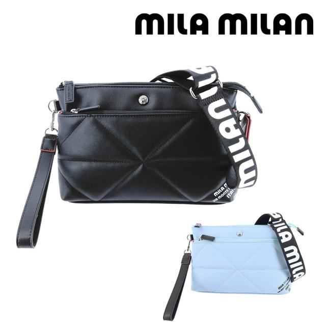 ミラ・ミラン バッグ キルティング 薄型 2way ショルダーバッグ クラッチバッグ A5 B6 mila milan テトラ 252121 メンズ レディース