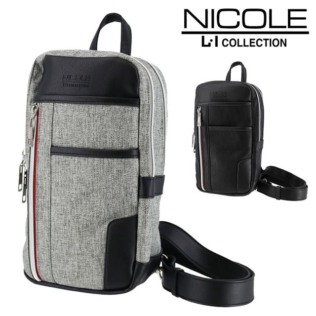 ニコル バッグ ボディバッグ 斜め掛け 肩掛け NICOLE オデッセイ ワンショルダーバッグ A5サイズ nil241 メンズ レディース