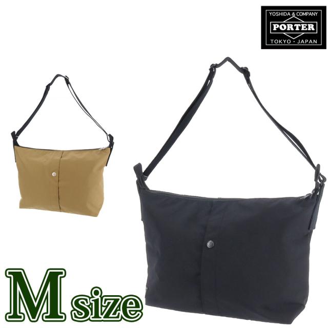 ポーター PORTER 吉田カバン ポーター PORTER ポーター2 PORTER 2 ショルダーバッグ Mサイズ 660-05798 コットン メンズ レディース A4 B5 A5 B6 ブラック ベージュ ポイント10倍 送料無料 誕生日プレゼント ギフト プレゼント ラッピング