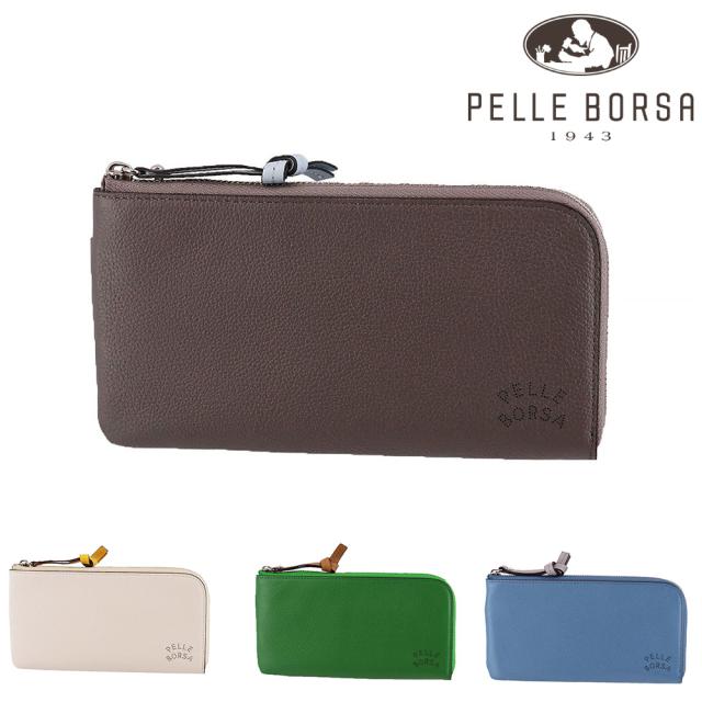 ペレボルサ 財布 長財布 L字ファスナー PELLE BORSA ベリーグッズ 207204 メンズ レディース