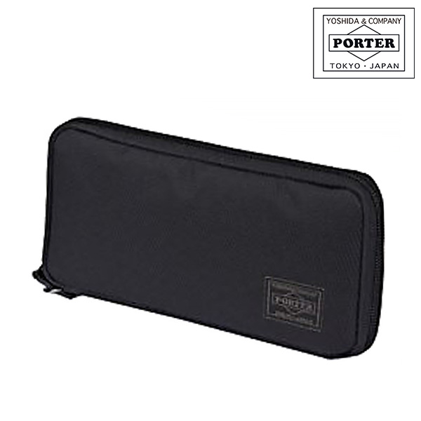 ポーター PORTER 長財布 DILL ポーターディル メンズ ラウンドファスナー D環付き ブラック 黒 653-09111 【送料無料】
