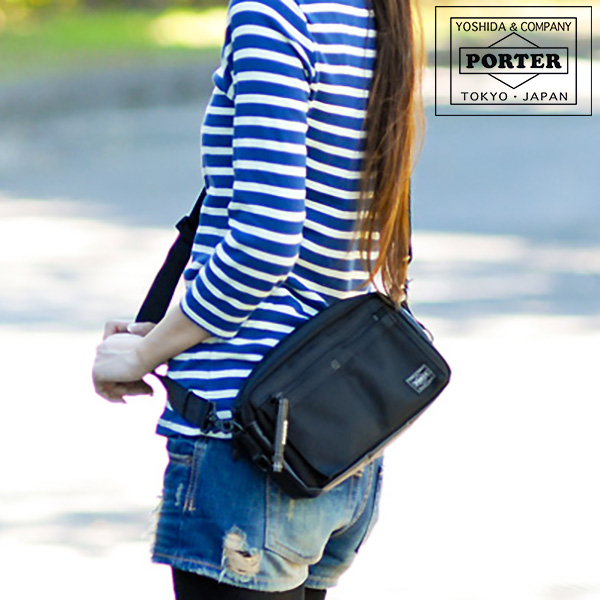ポーター PORTER ショルダーバッグ HEAT ヒート メンズ 斜め掛け ショルダーポーチ 703-06975 smbg ポイント10倍 送料無料