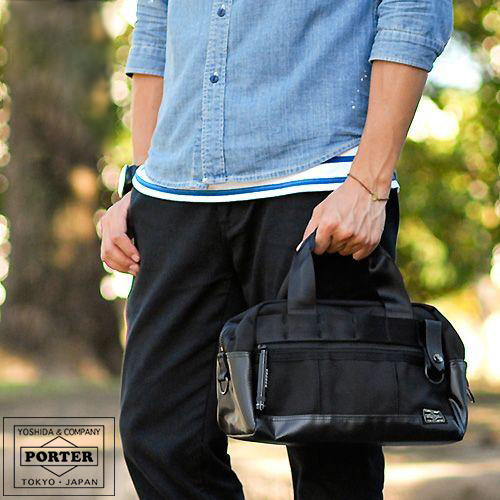 ポーター PORTER ボストンバッグ ツールボックス HEAT ヒート メンズ ブラック 黒 耐水 コンパクト 703-06 送料無料
