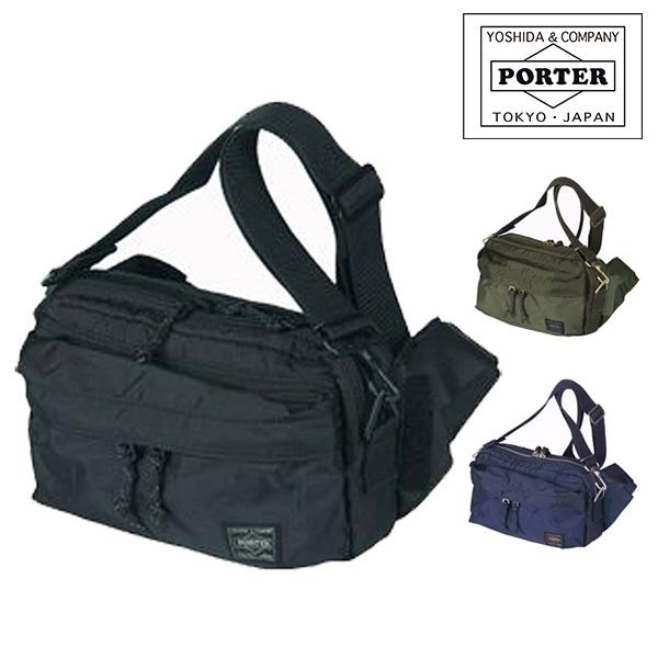 送料無料 吉田カバン ポーター PORTER 2wayウエストバッグ ショルダーバッグ PORTER FORCE ポーターフォース メンズ 855-07501