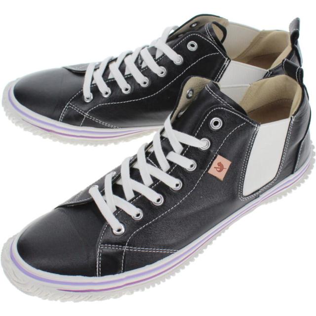 交換返品送料無料 スピングルムーブ スピングルムーヴ スニーカー SPM-442 ブラック/パープル 206