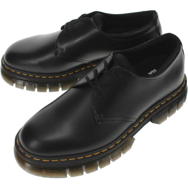 交換返品送料無料 ドクターマーチン Dr.Martens RIKARD POLISHED SMOOTH 3I 3 ホール シューズ ブラック 27830001 定番