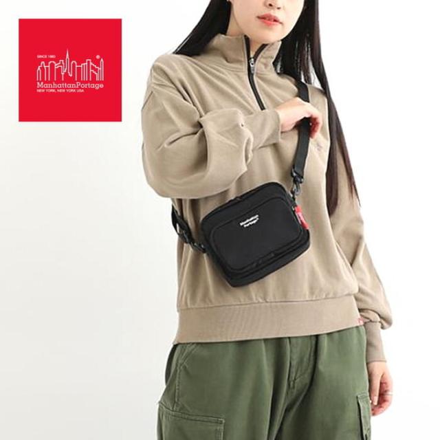 マンハッタンポーテージ Manhattan Portage ザ ブルーム ショルダー バッグ マット ツイル The Broome Shoulder Bag Matte Twill ブラック 1496-MTWL BLK