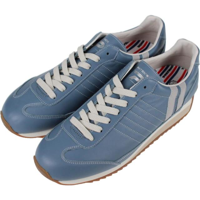 交換返品送料無料 パトリック スニーカー マラフル レザー2 MARAFUL-L2 サックス SAX 504786