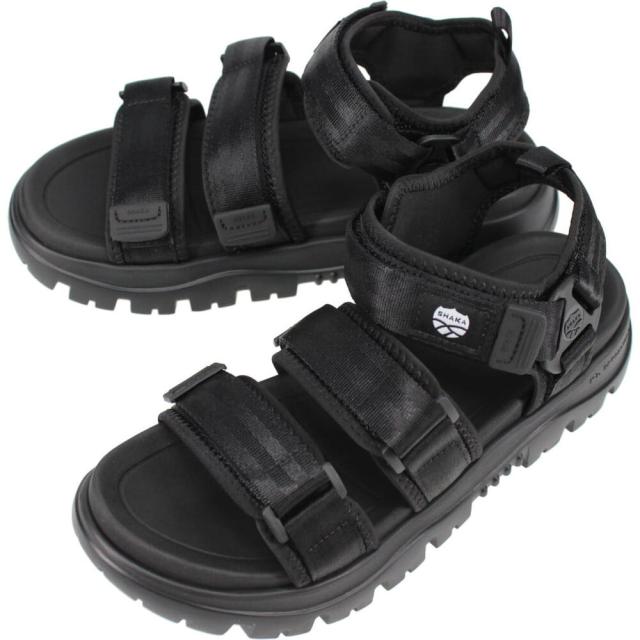 交換送料片道無料 シャカ SHAKA サンダル ネオ バンジー EX NEO BUNGY EX ブラック SK-238