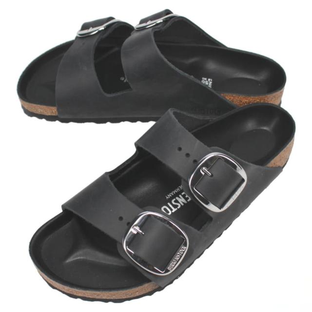 交換送料片道無料 ビルケンシュトック BIRKENSTOCK サンダル アリゾナ ビッグ バックル Arizona Big Buckle ブラック 1011074 レギュラー幅
