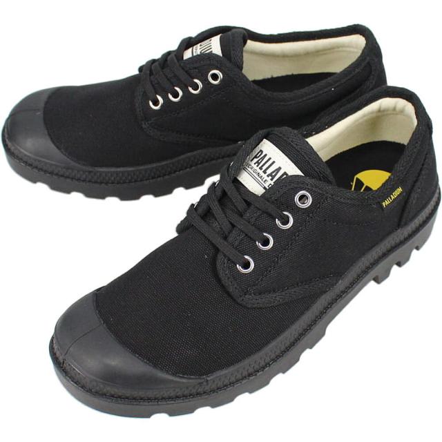 交換送料片道無料 パラディウム PALLADIUM スニーカー パンパ オックス オリジナーレ PAMPA OX ORIGINALE ブラック/ブラック 75331-060-M