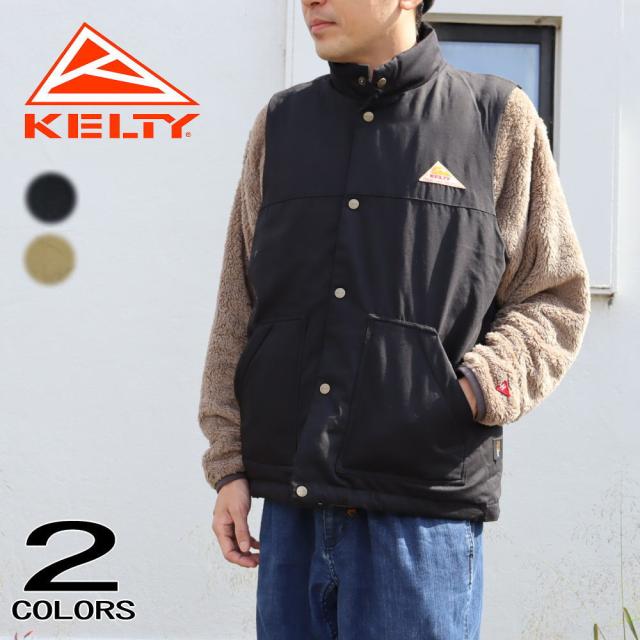 交換送料片道無料 KELTY ケルティ ウェア セネガー インサレーション ベスト Seneger Insulation Vest ブラック タン KE23213115
