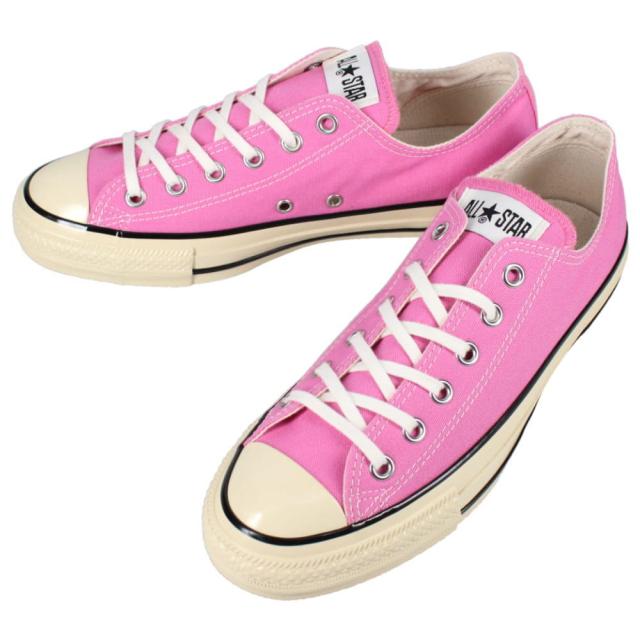 交換送料片道無料 コンバース CONVERSE スニーカー オールスター US エイジドカラーズ オックス ALL STAR US AGEDCOLORS OX ストロベリー 1SD861