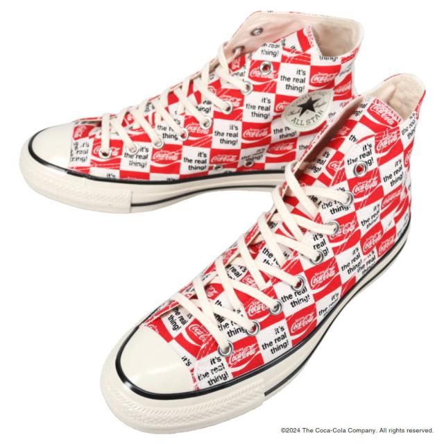 コンバース CONVERSE スニーカー オールスター US コカ･コーラ CK ハイ ALL STAR US Coca-Cola CK HI レッド/ホワイト 1SE026
