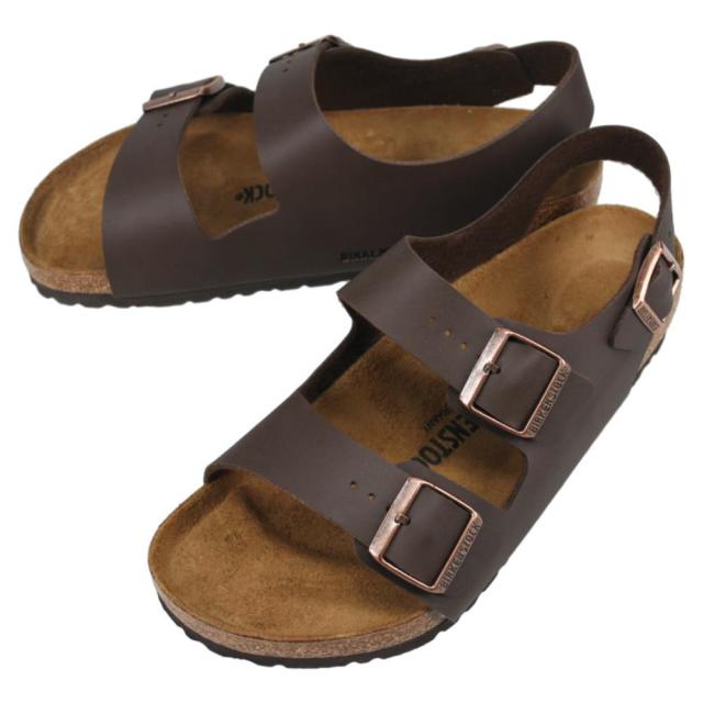 ビルケンシュトック BIRKENSTOCK サンダル ミラノ Milano ダークブラウン 0034701 レギュラー幅