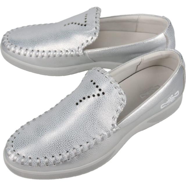 トップセブン TOP SEVEN スニーカー T7-At297 SlipO シルバー