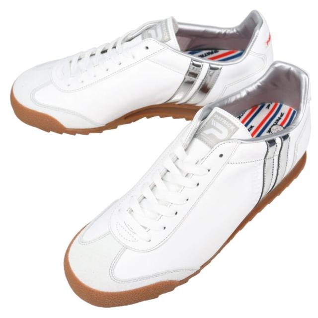 交換返品送料無料 パトリック スニーカー リバプール・アルジャン LIVERPOOL-AG ホワイト/シルバー W/S 506310