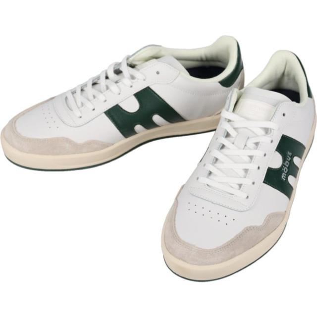 モーブス mobus スニーカー クレメンス KLEMENS ホワイト/クロムグリーン M-2413T-1060