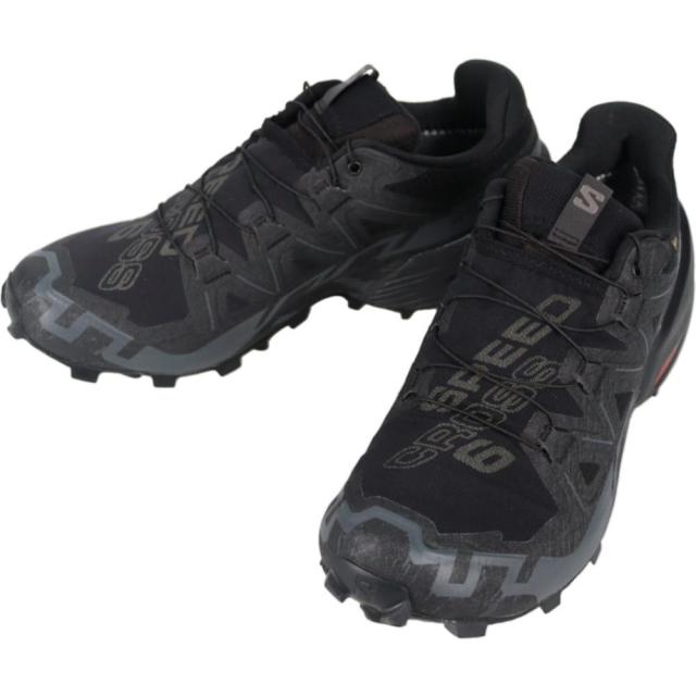 サロモン salomon メンズ トレイルランニングシューズ スピードクロス 6 ゴアテックス SPEEDCROSS 6 GORE-TEX ブラック/ブラック/ファントム 417386 アウトドア