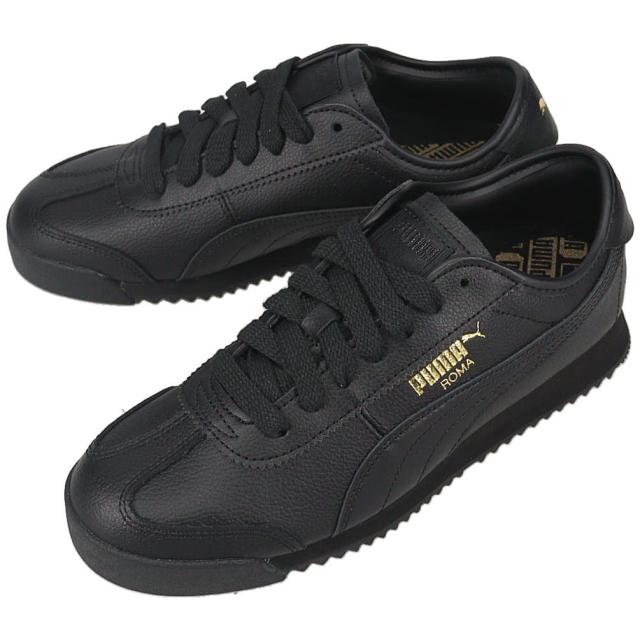 プーマ PUMA スニーカー ユニセックス ローマ 68 リバイバル Roma 68 Revival プーマブラック/プーマチームゴールド 398634 02