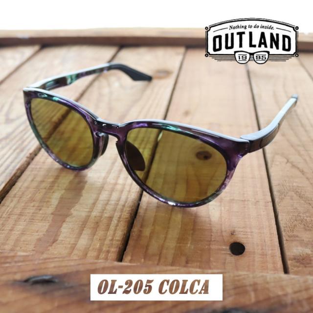 アウトランド OUT LAND サングラス コルカ COLCA OL-205 DMG グリーンデミ