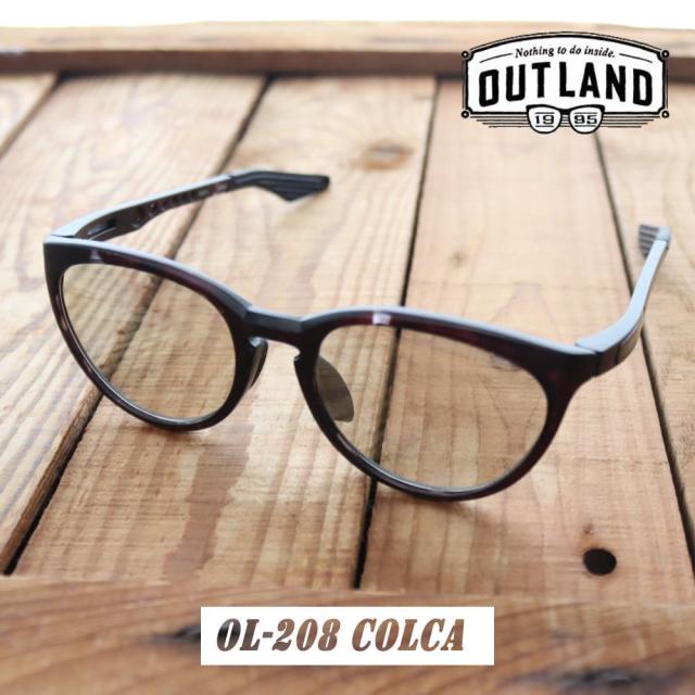 アウトランド OUT LAND サングラス コルカ COLCA OL-208 DMSM デミスモーク