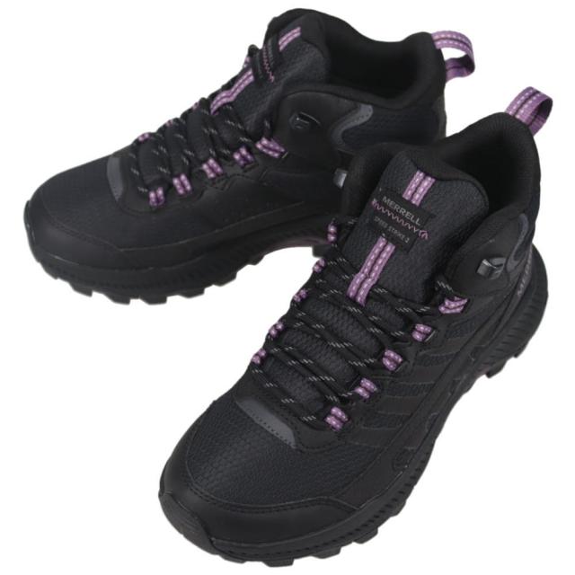 メレル MERRELL スニーカー SPEED STRIKE 2 WP スピード ストライク 2 ウォータープルーフ レディース  ブラック BLACK J038274