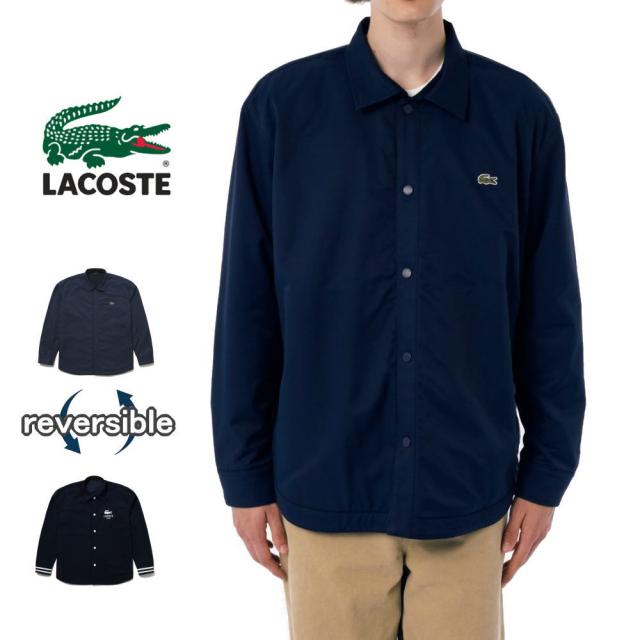 ラコステ LACOSTE コーチ×バーシティ リバーシブルジャケット  CH9350-99 166(ネイビー)