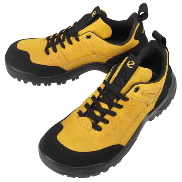 エコー ecco スニーカー オフロード シュー ウォータープルーフ ブイツー OFFROAD SHOE WP V2 ブラック/オリーブオイル 822354 58277