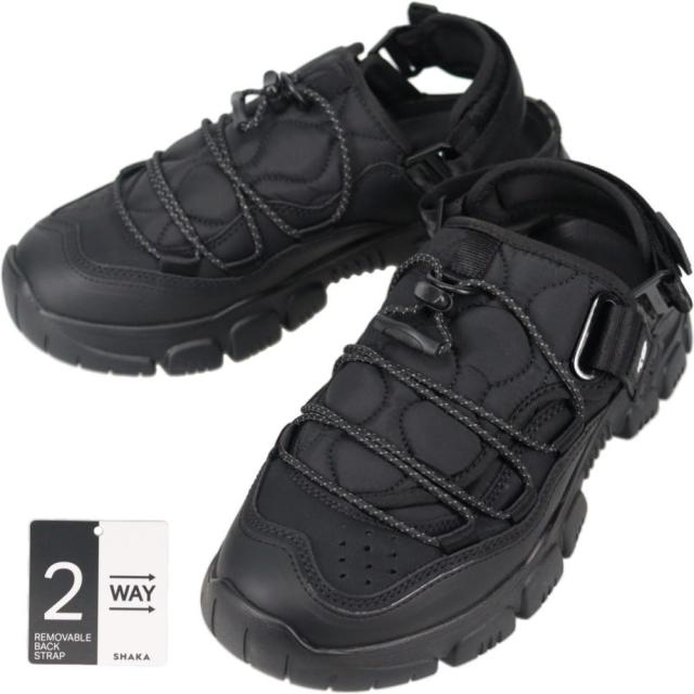 シャカ SHAKA スニーカー サンダル ラップド マウンテン AT WRAPPED MOUNTAIN AT ブラック SK-293