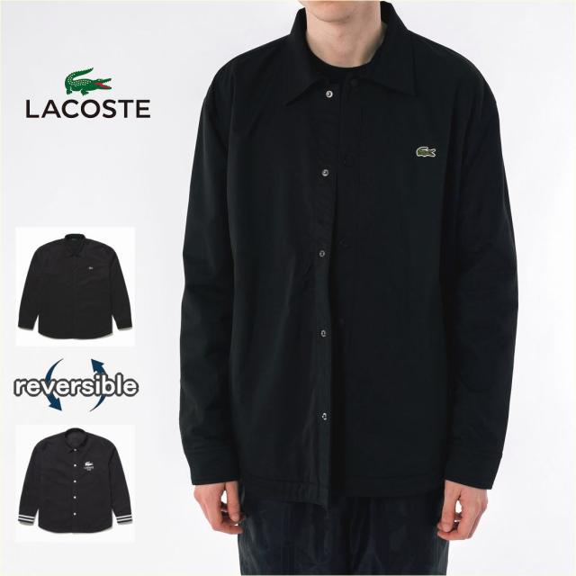 ラコステ LACOSTE コーチ×バーシティ リバーシブルジャケット  CH9350-99 031(ブラック)