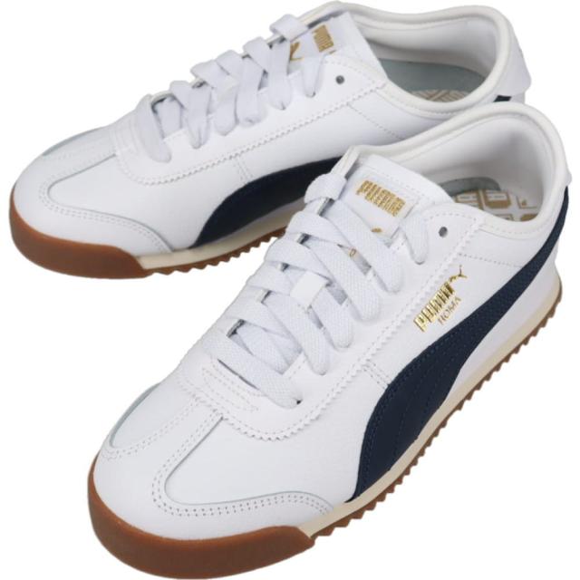 プーマ PUMA スニーカー ユニセックス ローマ 68 リバイバル Roma 68 Revival プーマホワイト/クラブネイビー/ガム398634 04