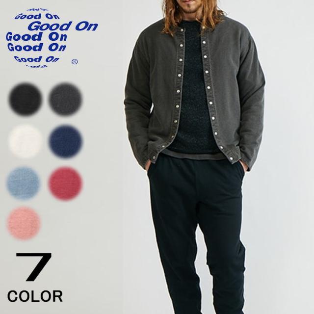 グッドオン Good On クルー スウェット カーディガン CREW SWEAT CARDIGAN GOBW1711 7色展開