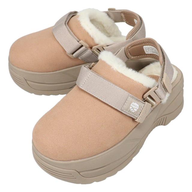 シャカ SHAKA 厚底 サンダル SNUG CLOG MOUTON CHUNKY スナッグ クロッグ ムートン チャンキー タン/トープ SK-300 01M