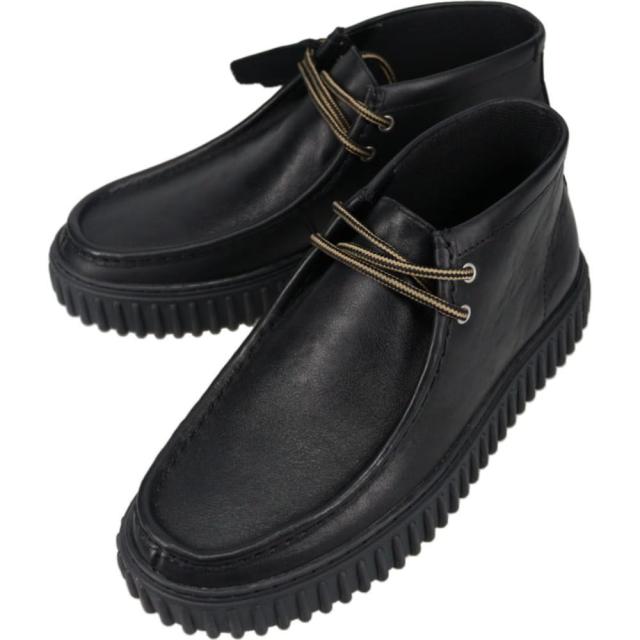 クラークス Clarks トーヒルハイ Torhill Hi ブラックレザー 26178264