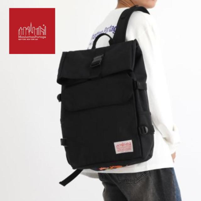 マンハッタンポーテージ Manhattan Portage シルバーカップ バックパック ビニール ライニング ローレン マーティン Silvercup Backpack Vinyl Lining Lauren Martin ブラック 1236-LVL-LAUREN BLK