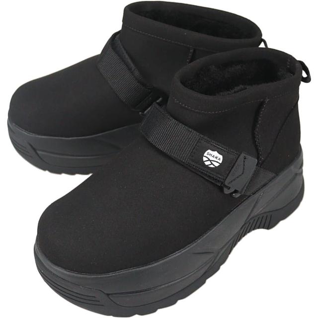 シャカ SHAKA ショート ムートン ブーティー チャンキー SHORT MOUTON BOOTIE CHUNKY ブラック SK-299 00M