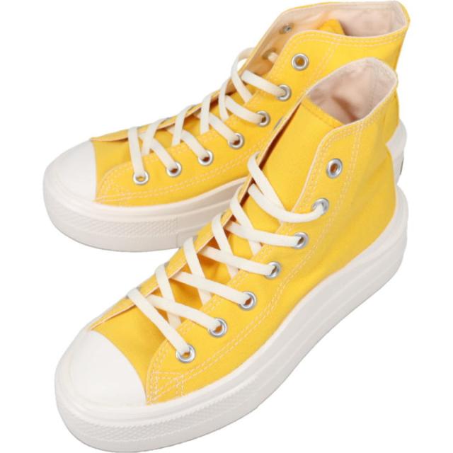 コンバース CONVERSE スニーカー オールスター ライト PLTS 2  HI ALL STAR LIGHT PLTS 2 HI イエロー YELLOW 1SE137