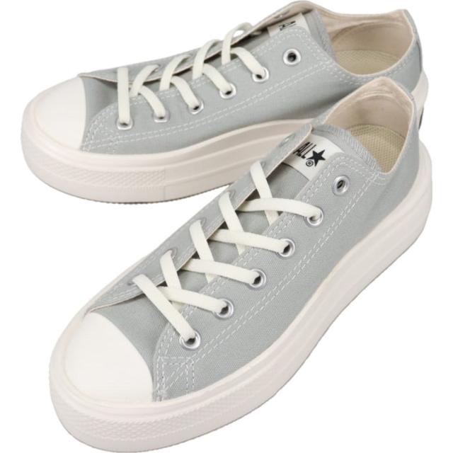 コンバース CONVERSE スニーカー オールスター ライト PLTS 2 OX  ALL STAR LIGHT PLTS 2 OX ライトグレー LIGHT GREY 1SE142