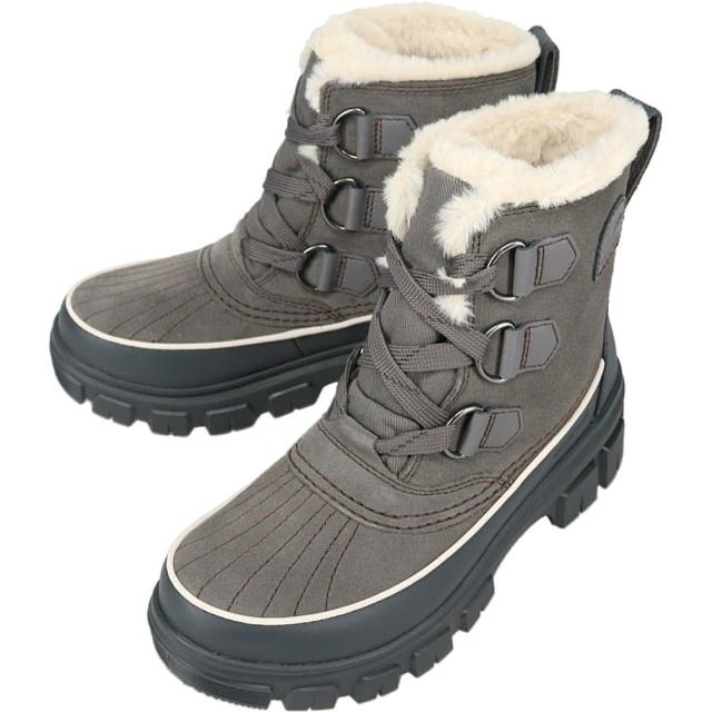 ソレル SOREL ブーツ ティボリ5 ウォータープルーフ TIVOLI5 WP クォーリー/グリル NL5113 052