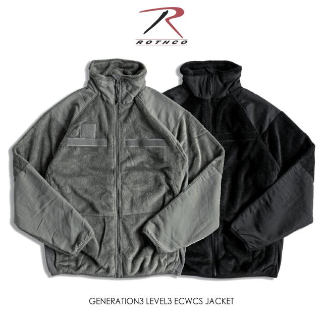ロスコ ROTHCO ジェネレーション3 レベル3 エクワックス ジャケット GENERATION3 LEVEL3 ECWCS JACKET 9730 RTC973 BK(ブラック) FL(フォリエイジ)