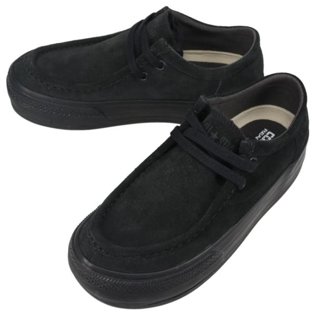 コンバース CONVERSE スニーカー オールスター R ボーダースター モカシン オックス ALL STAR R BOARDERSTAR MOCCASIN OX ブラックモノクローム 1SE366